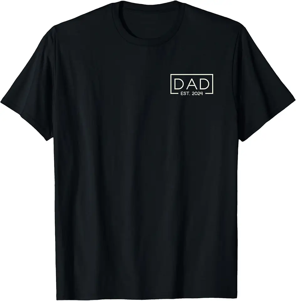 Dad Est. 2024 Logo T-Shirt - Dad Since 2024 - Walmart.com