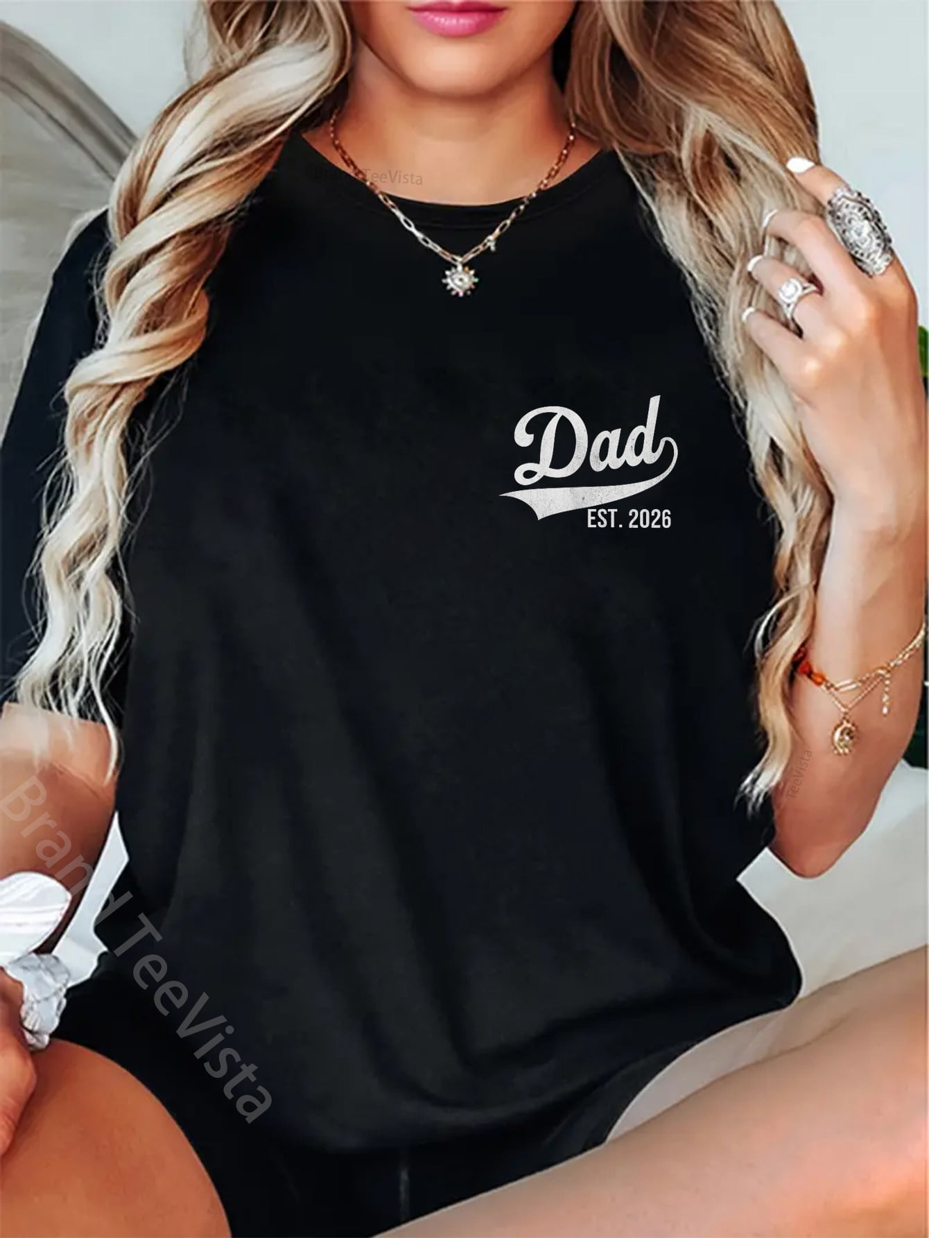 Dad Est. 2026 Logo Father 2026 loading New Dad 2026 T-Shirt - Walmart ...