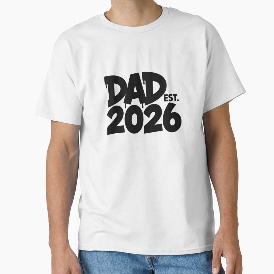 Dad Est. New Dad V3 Shirt, New Dad Graphic Tee - Walmart.com