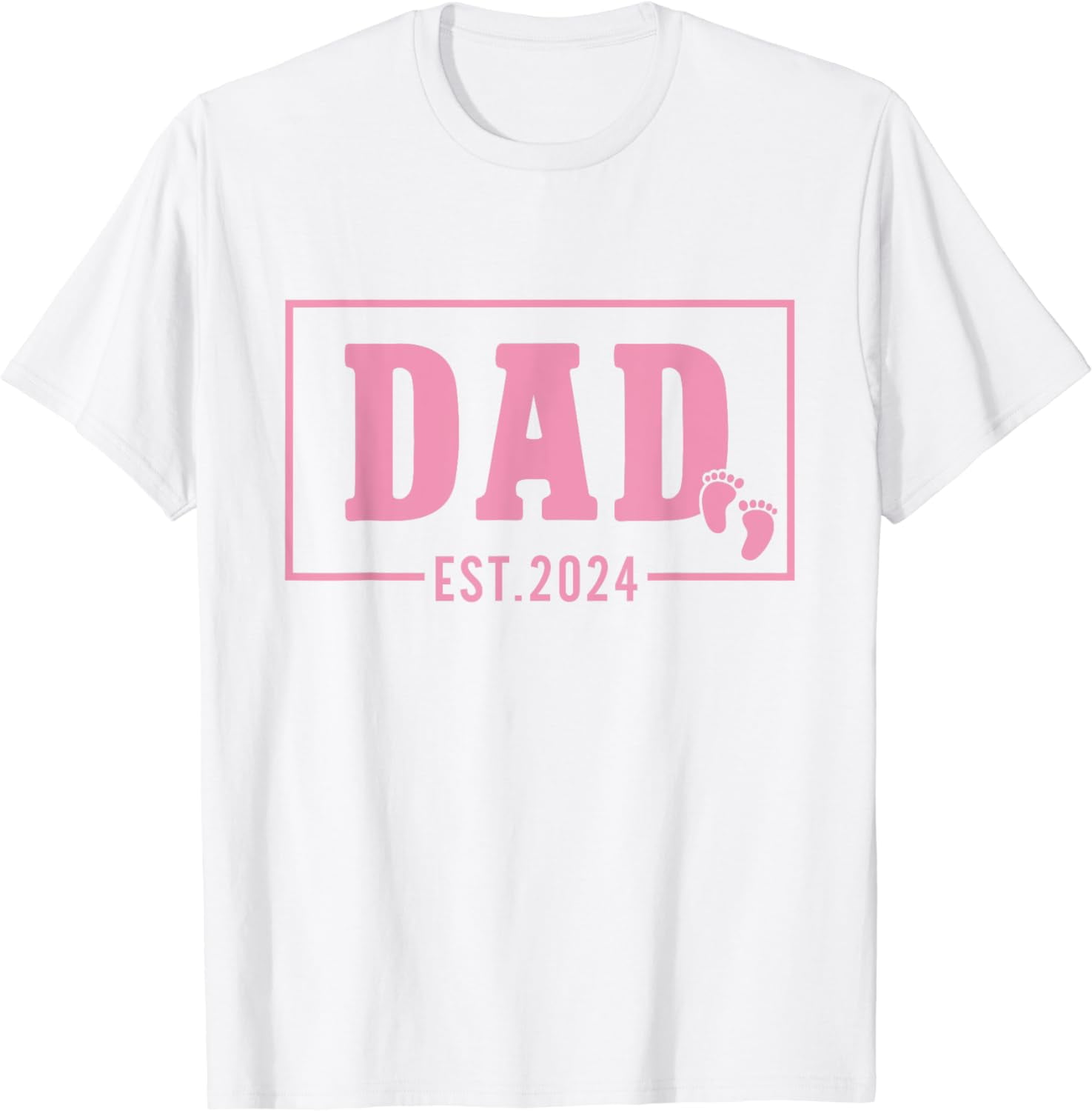 Dad Established Est 2024 Girl Newborn Daddy Father T-Shirt - Walmart.com