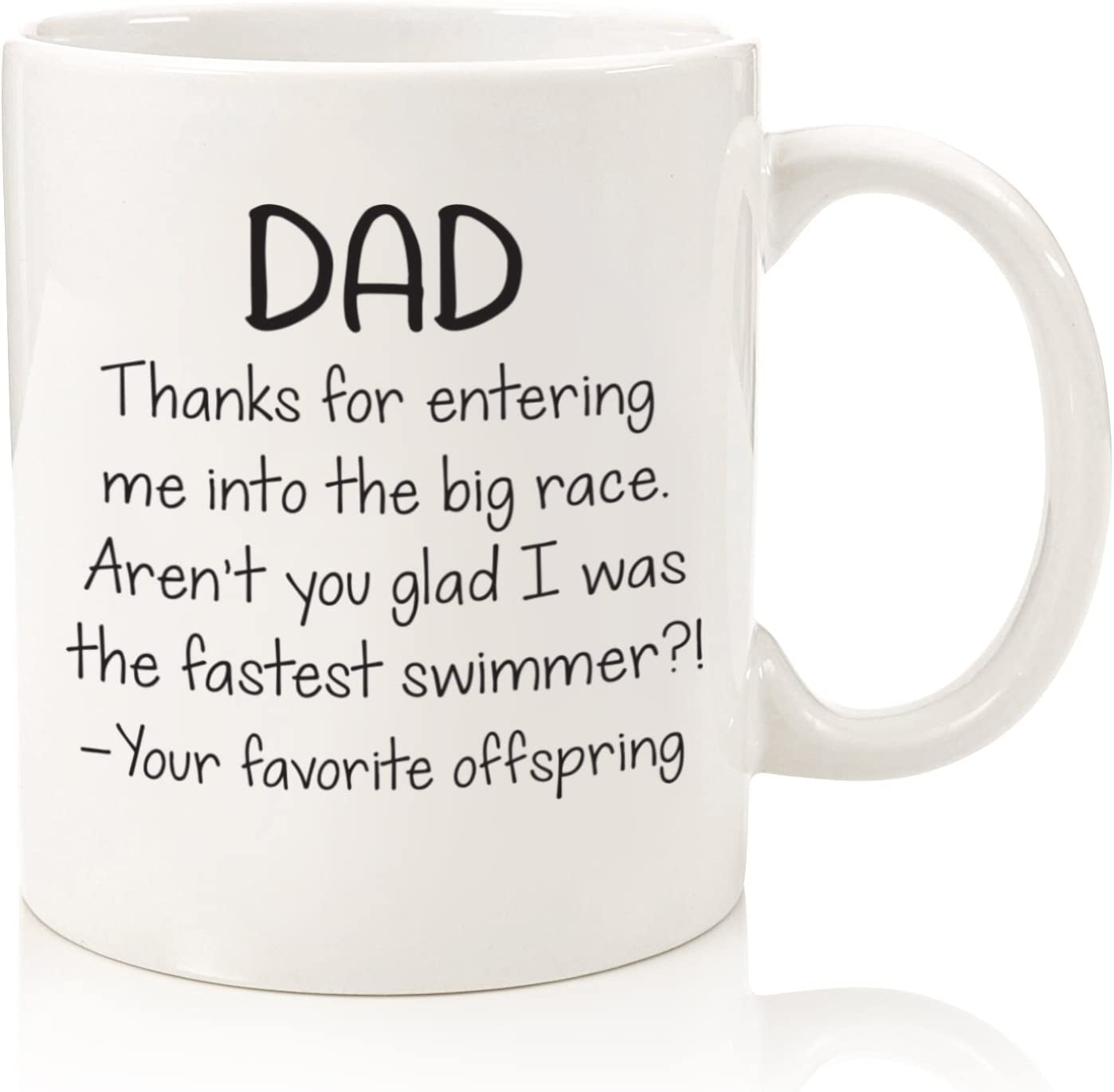 Dad, Fastest Swimmer Funny Coffee Mug - Unique Father's Day Gifts for ...