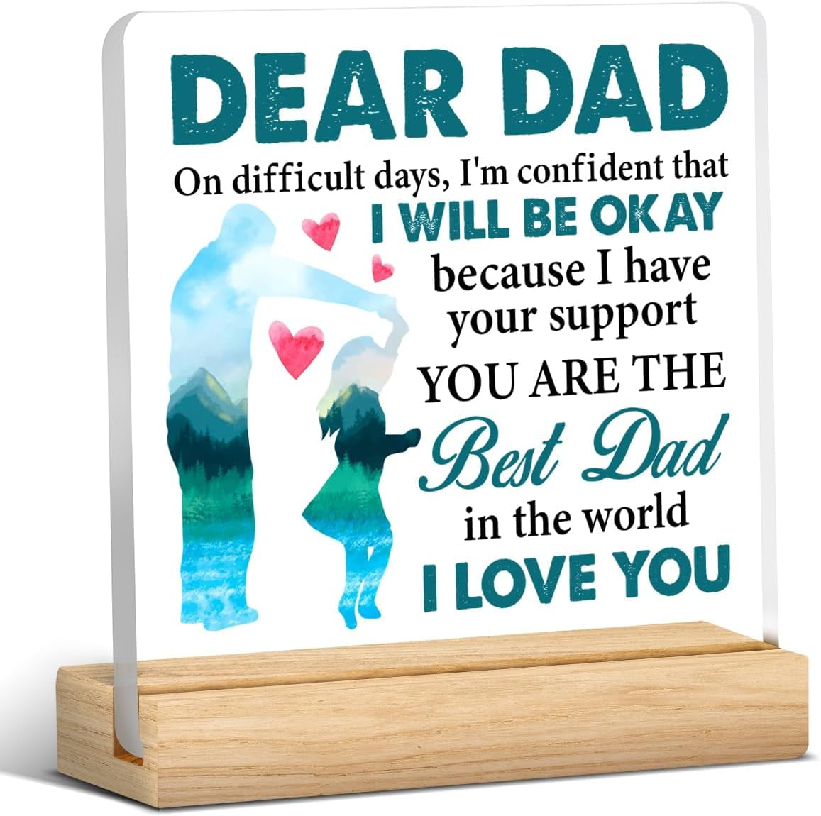 Dad Gift From Daughter, Best Dad Gift Idea, Thank You Appreciation Gift ...