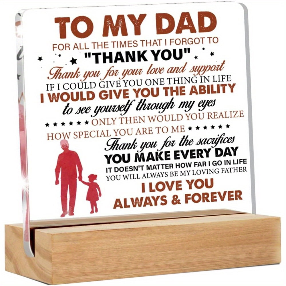 Dad Gifts From Daughter Gifts for Father Birthday Christmas Father'S ...