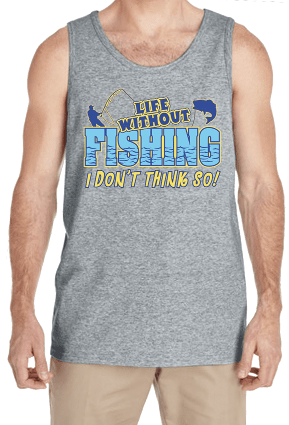 Dad Gifts Fishing Funny Mens Tank Tops Graphic Tees Sleeveless Shirts ...