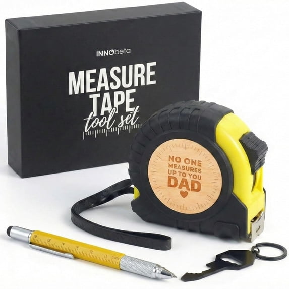 Dad Gifts Tool Set, 16-Foot Easy Read Retractable Tape Measure with ...