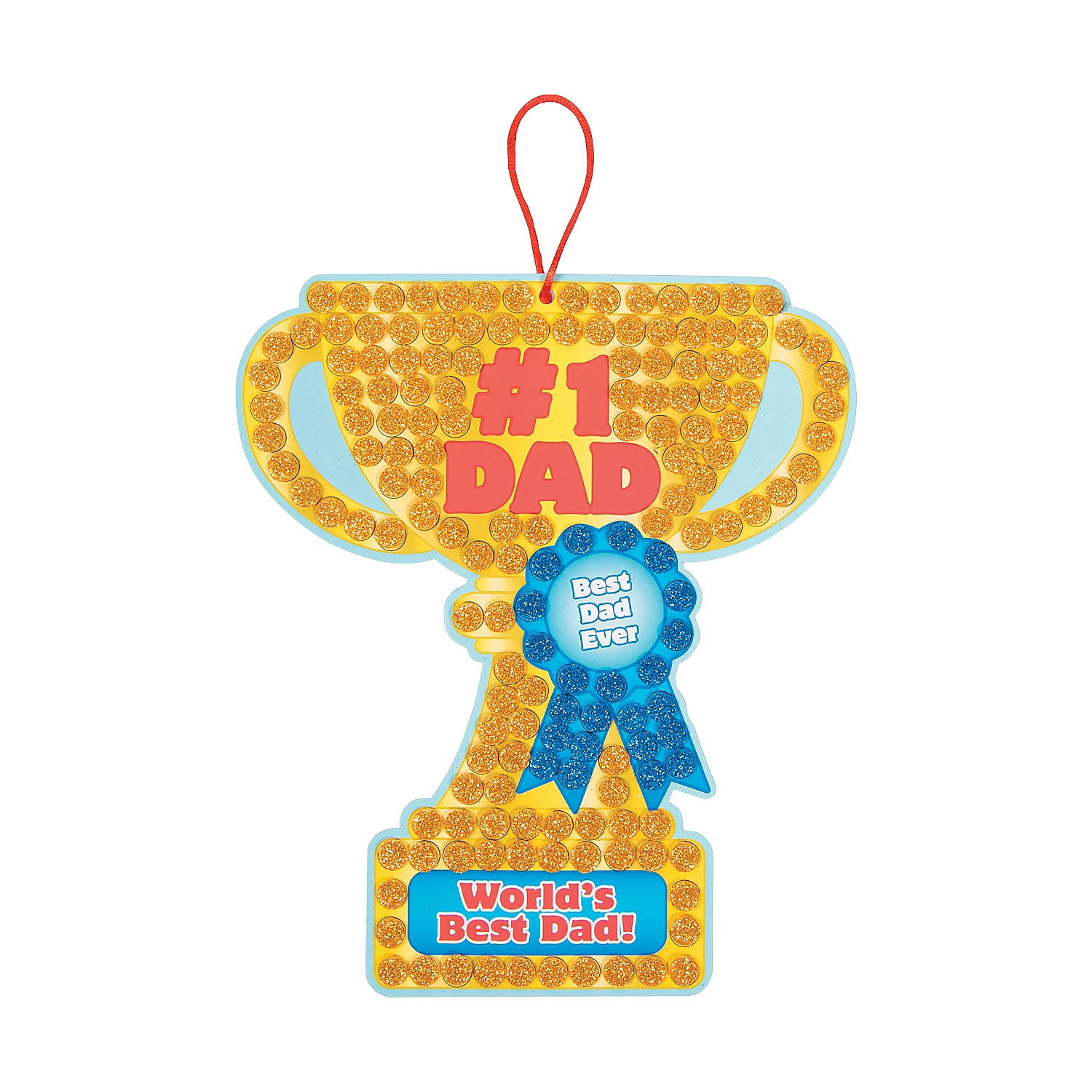 Dad Glitter Foam Mosaic Sign 12 - Craft Kits - 12 Pieces - Walmart.com