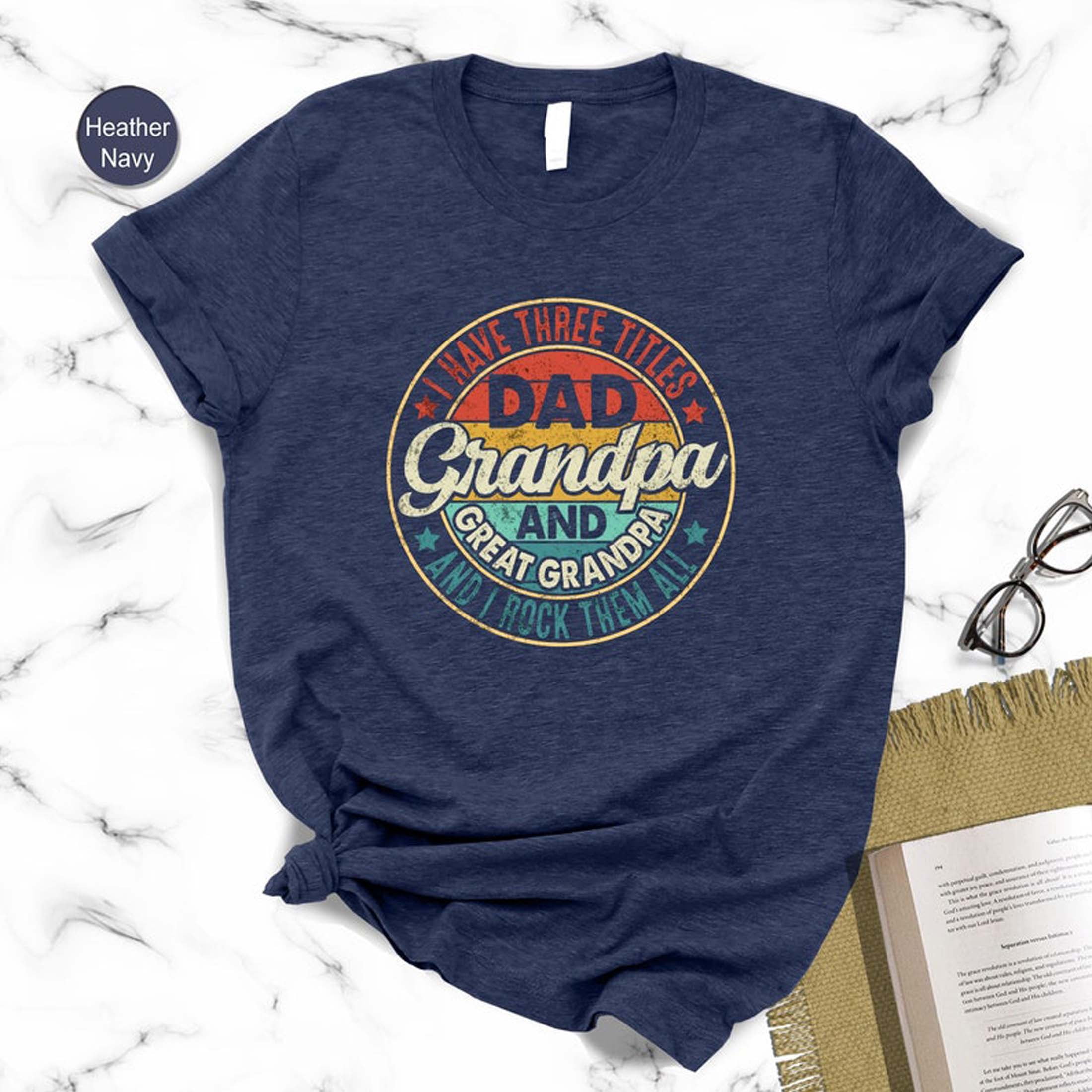 Dad Grandpa Great Grandpa Shirt,Fathers Day Gift For Grandpa,New ...