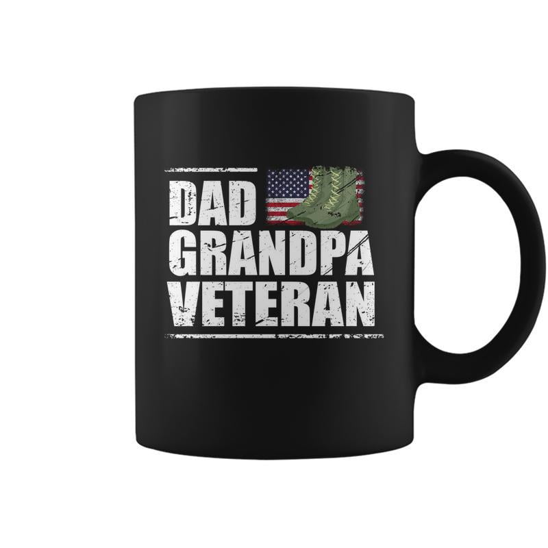 Dad Grandpa Veteran Proud Usa Grandfather Veterans Day Great - Walmart.com