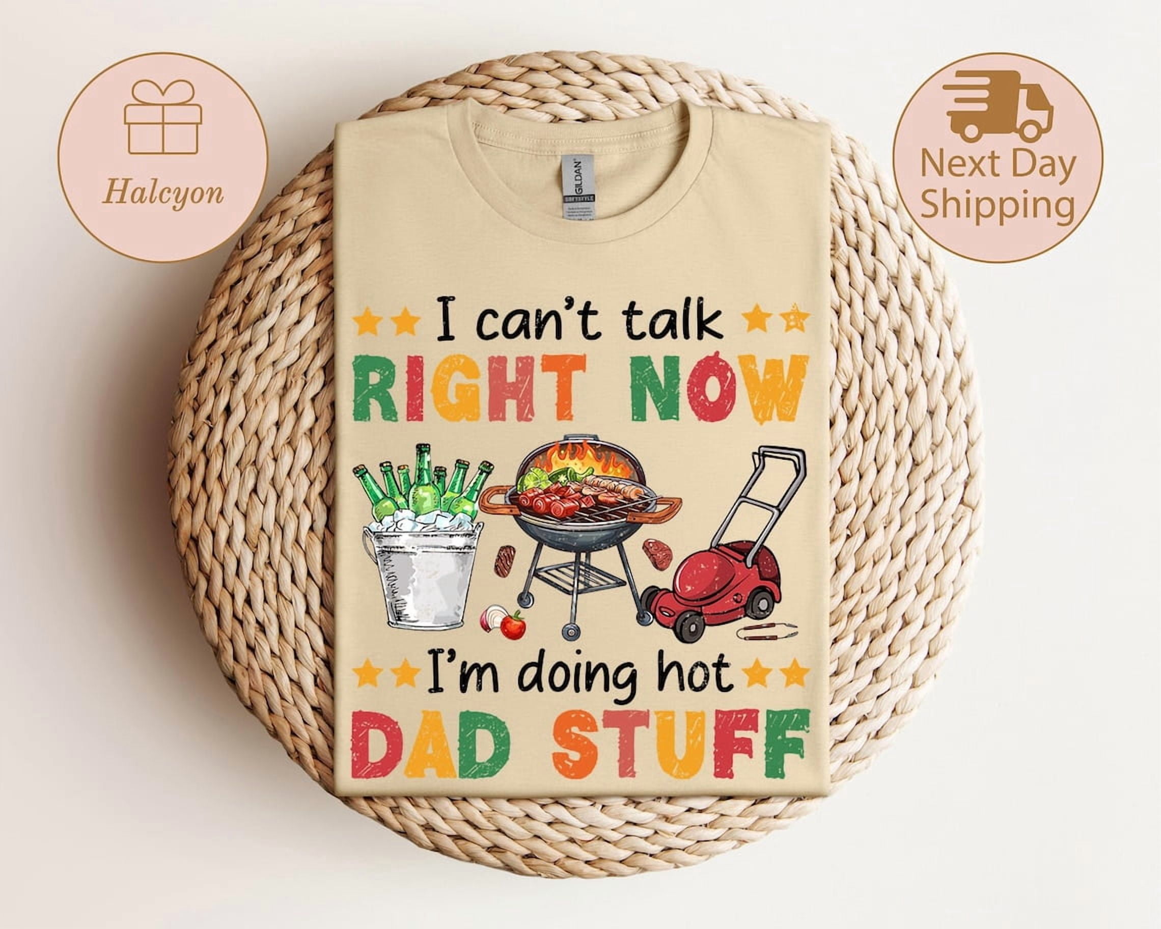 Dad Grill Party Tshirt Hot Dad Stuff Shirt Father's Day Outfit ...