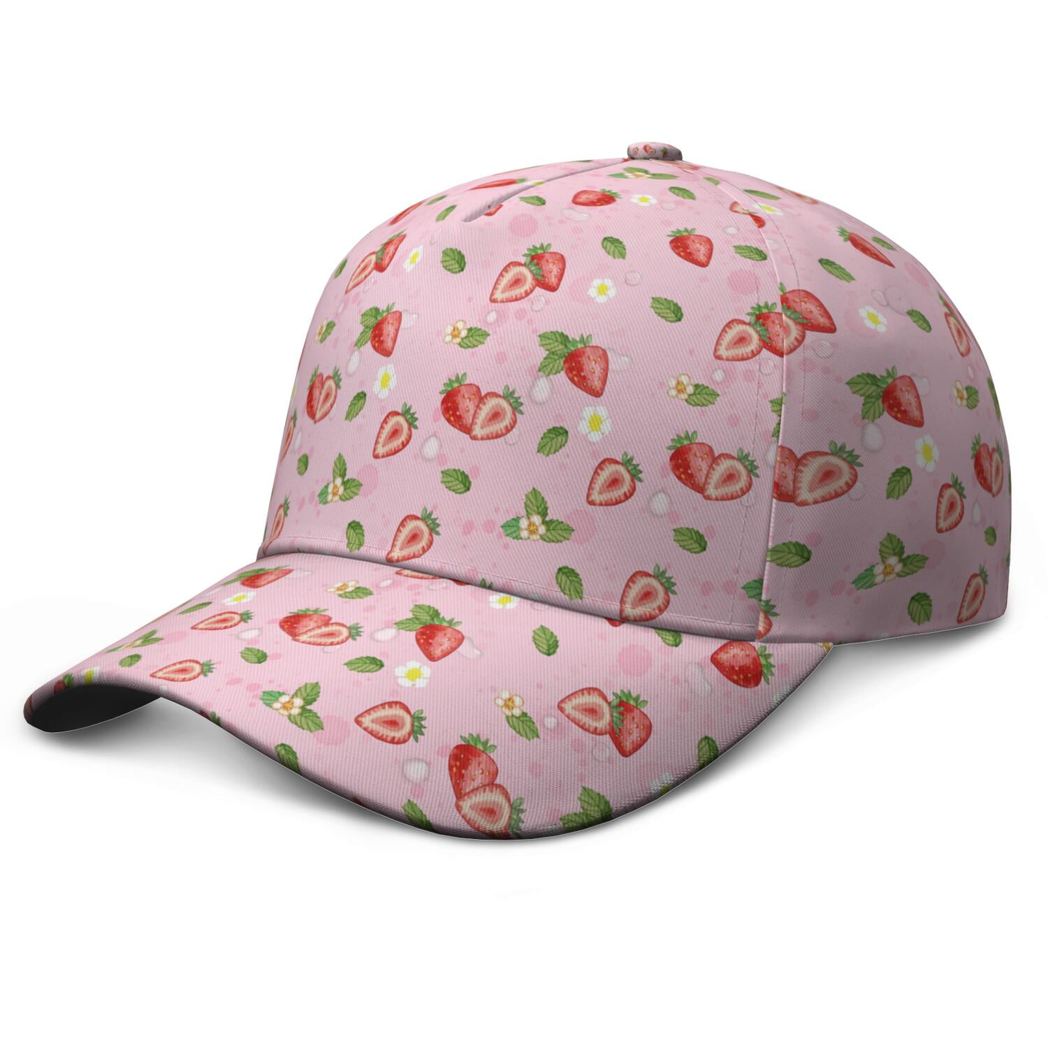 Dad Hat Cute Strawberry Lover Red Berry Adjustable Baseball Cap ...