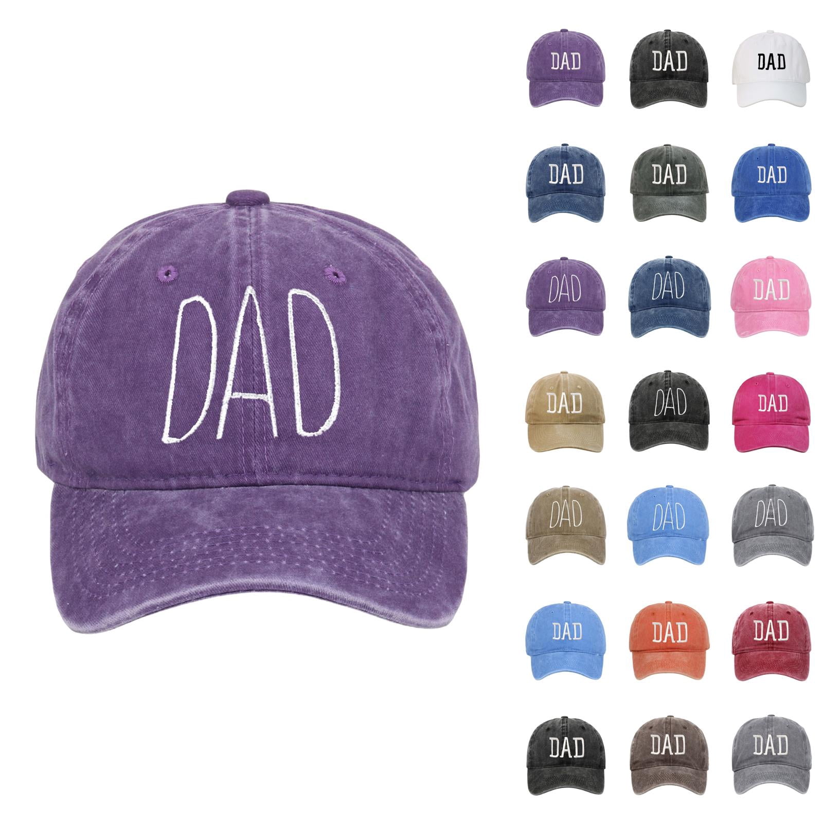 Dad Hat Dad Letter Embroidered Baseball Cap Father's Day Gift Daddy Hat ...