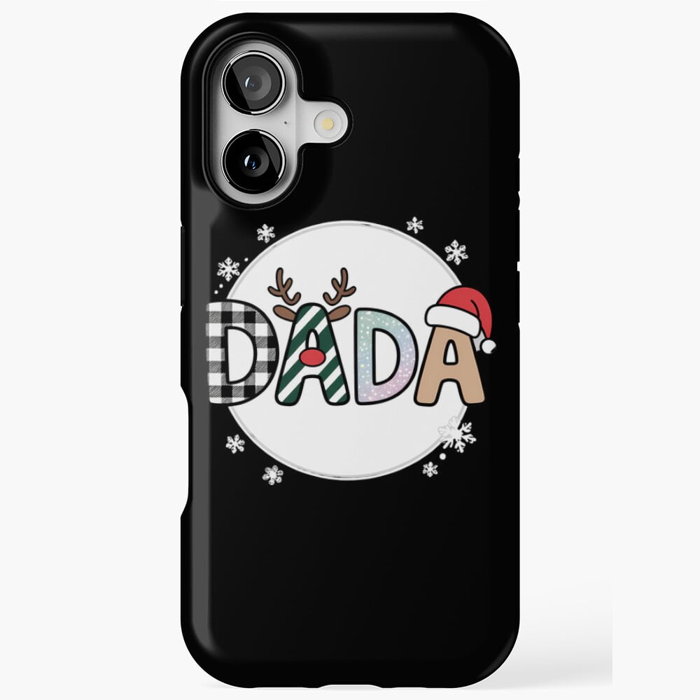 Dad Holiday Family Matching Pajamas Mama iPhone Case 17 11 12 13 14 15 ...