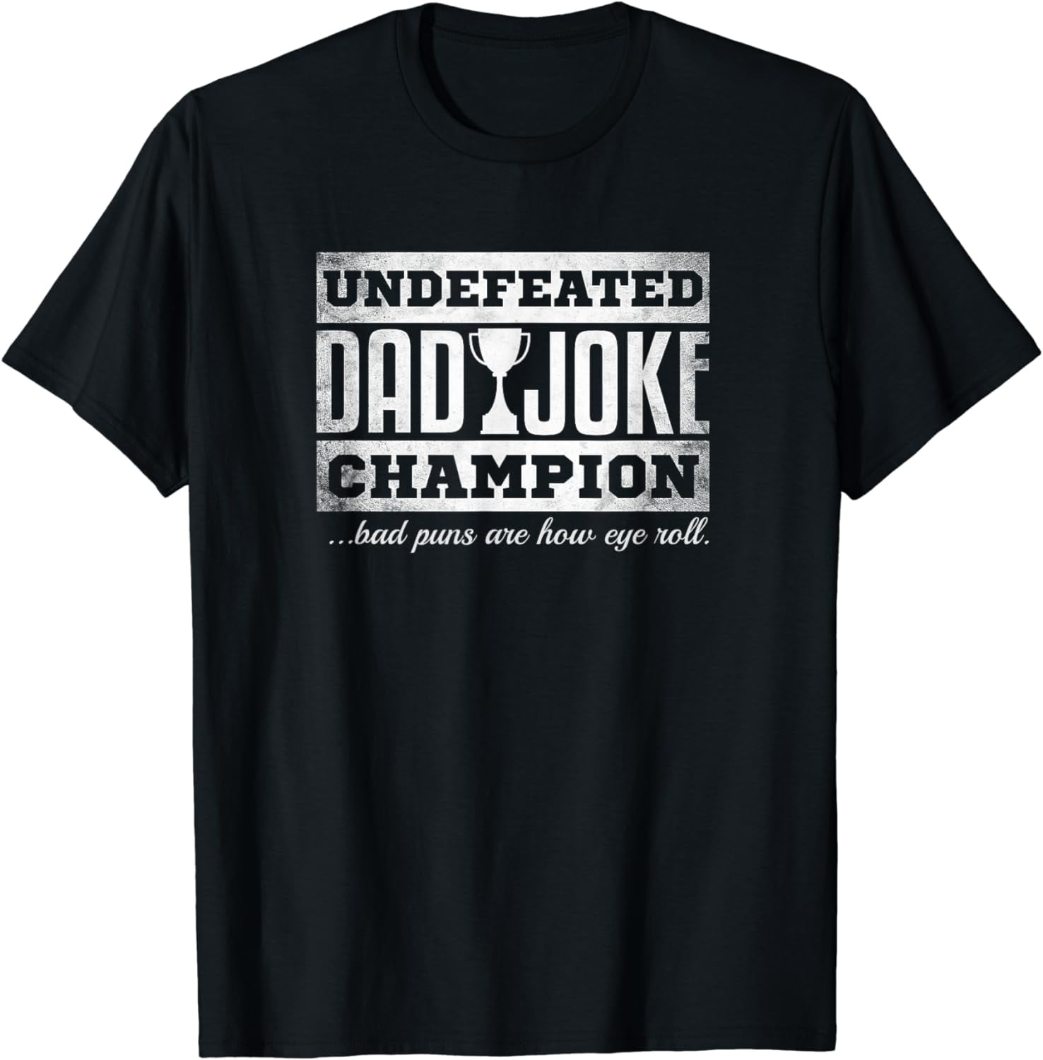 Dad Joke Champion t-shirt funny father's day gift, bad puns - Walmart.com
