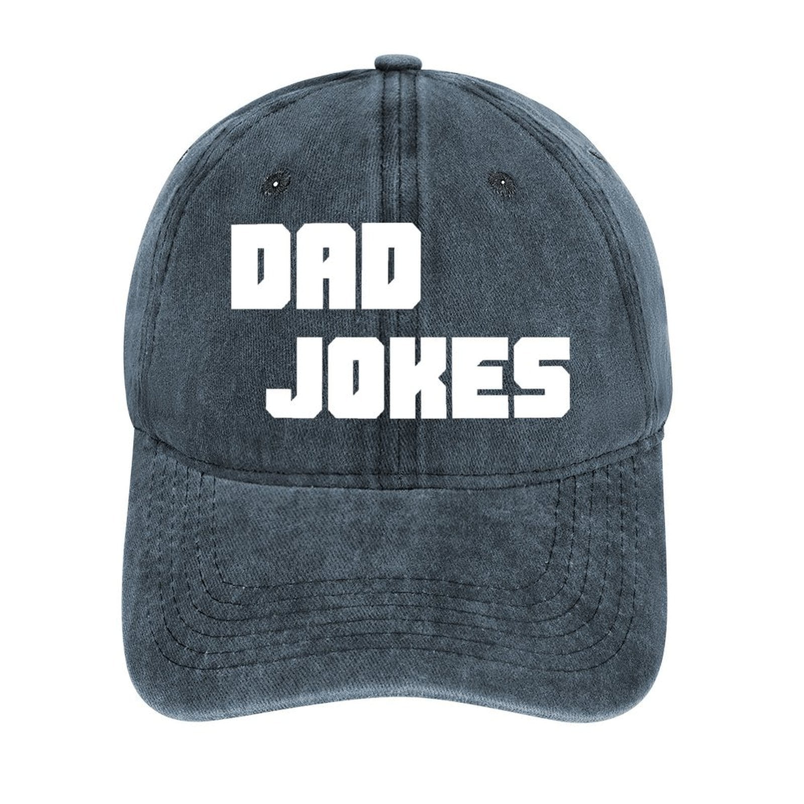 Dad Joke Navy Hat Adjustable Funny Fashion Unisex Baseball Cap For Men ...