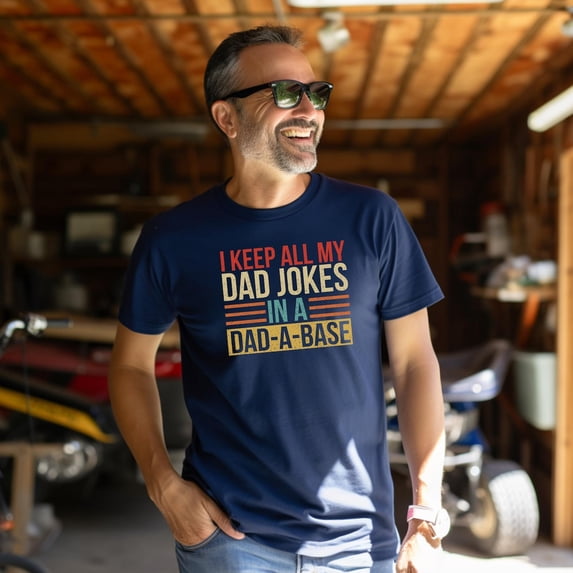 Dad Jokes Dad-A-Base Pun Father'S Day T-Shirt All Size S-5XL - Walmart.com