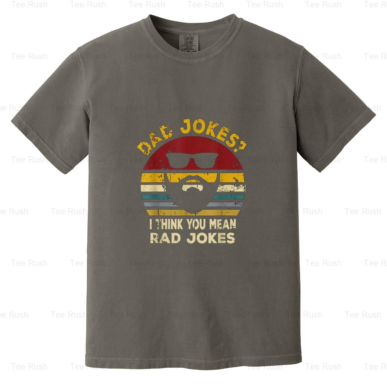 Dad Jokes Think Rad Jokes Funny Dads Humor Pun Father's Day Gift Saying ...