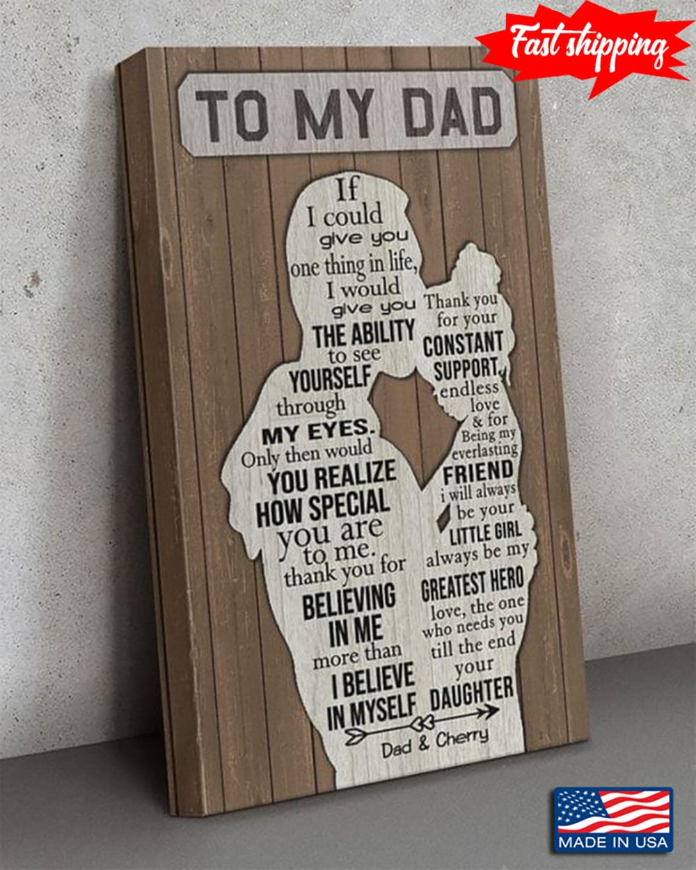 Dad Kissing Daughter On Forehead Silhouette To My Dad If I Could Give ...