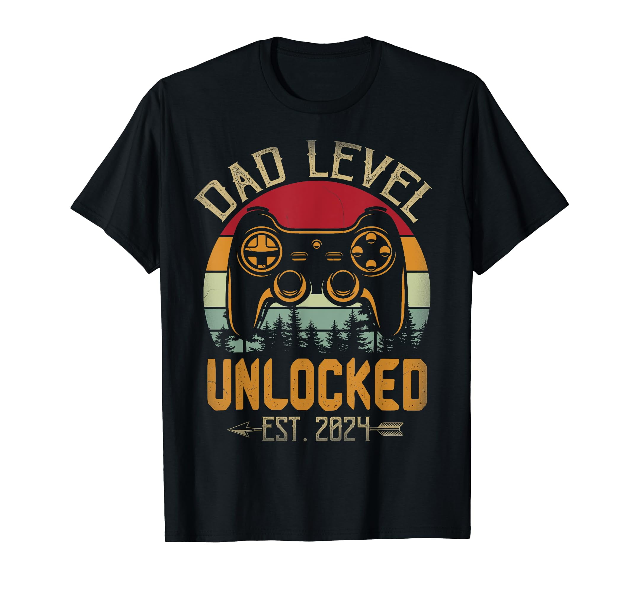Dad Level Unlocked 2024 Leveling Up Leveled Up To Dad T-Shirt - Walmart.com