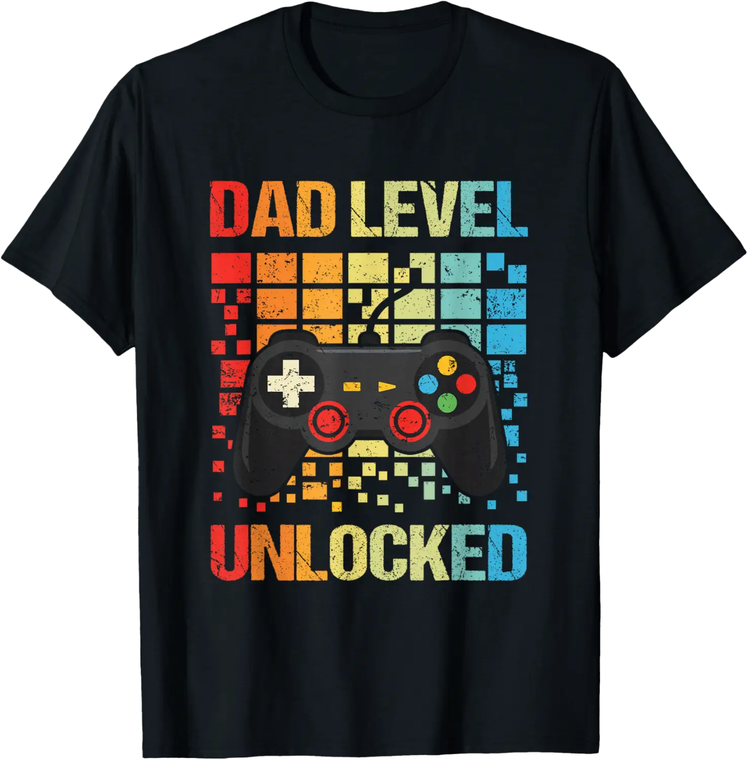 Dad Level Unlocked New Dad Father Gamer T-Shirt - Walmart.com