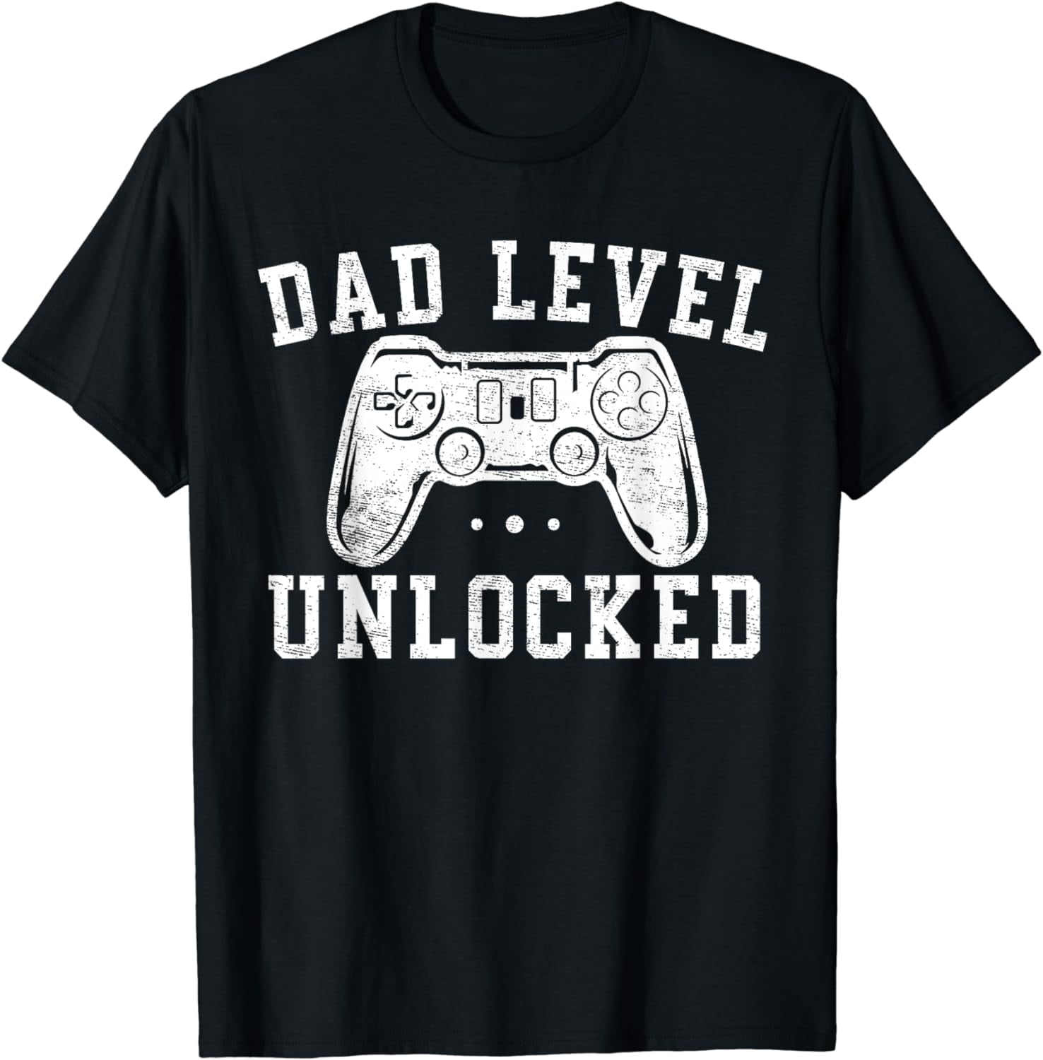 Dad Level Unlocked New Dad To Be Gifts Gamer Father's Day T-Shirt ...