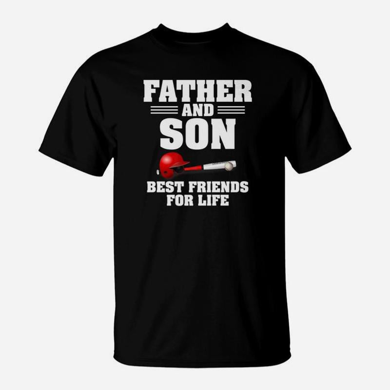 Dad Life Father Son Best Friends Baseball Men TShirt - Walmart.com