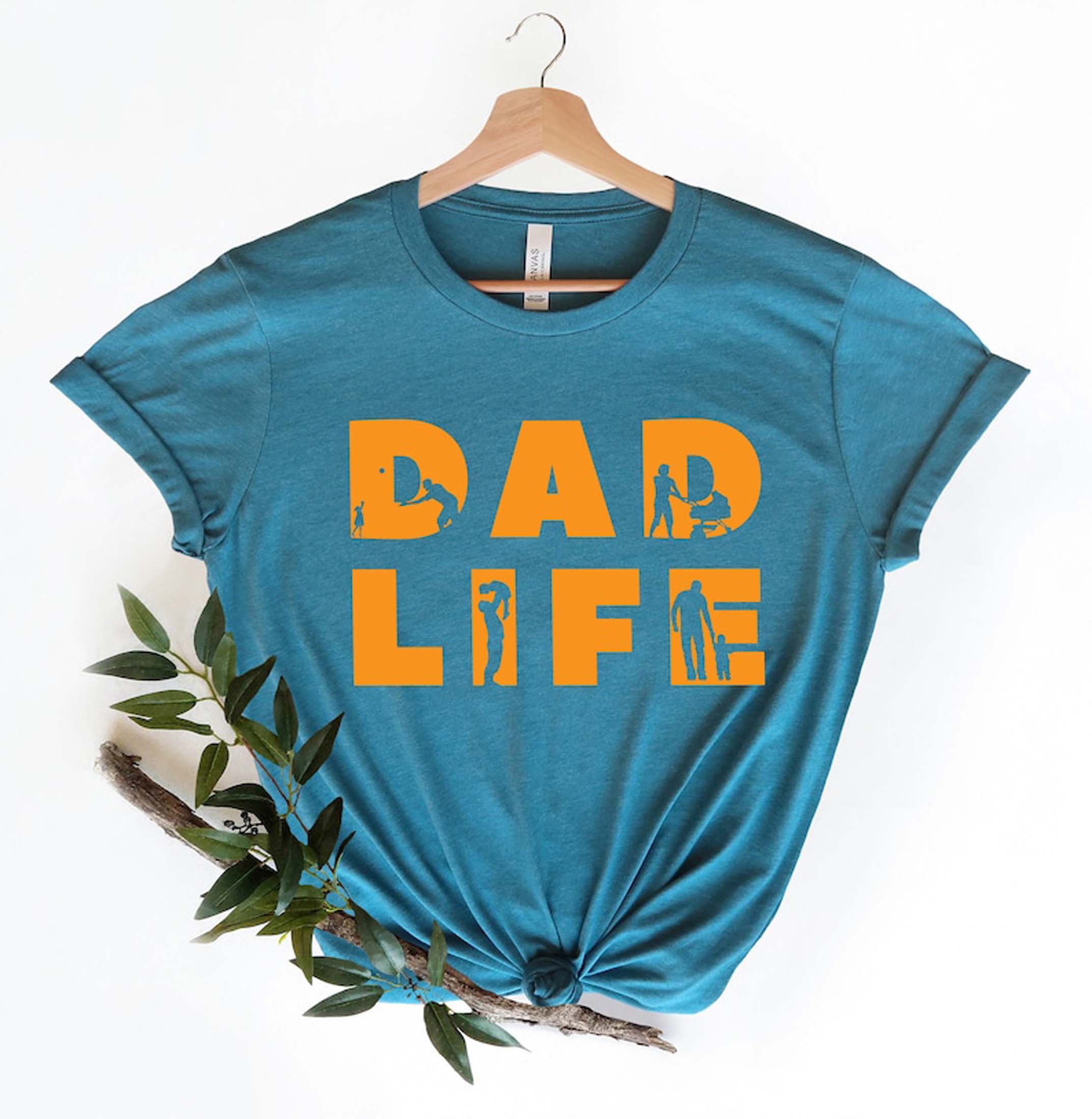 Dad Life Shirt, Hip Dad T-Shirt, Daddy Father Gift, Top Hip Stylish Dad ...