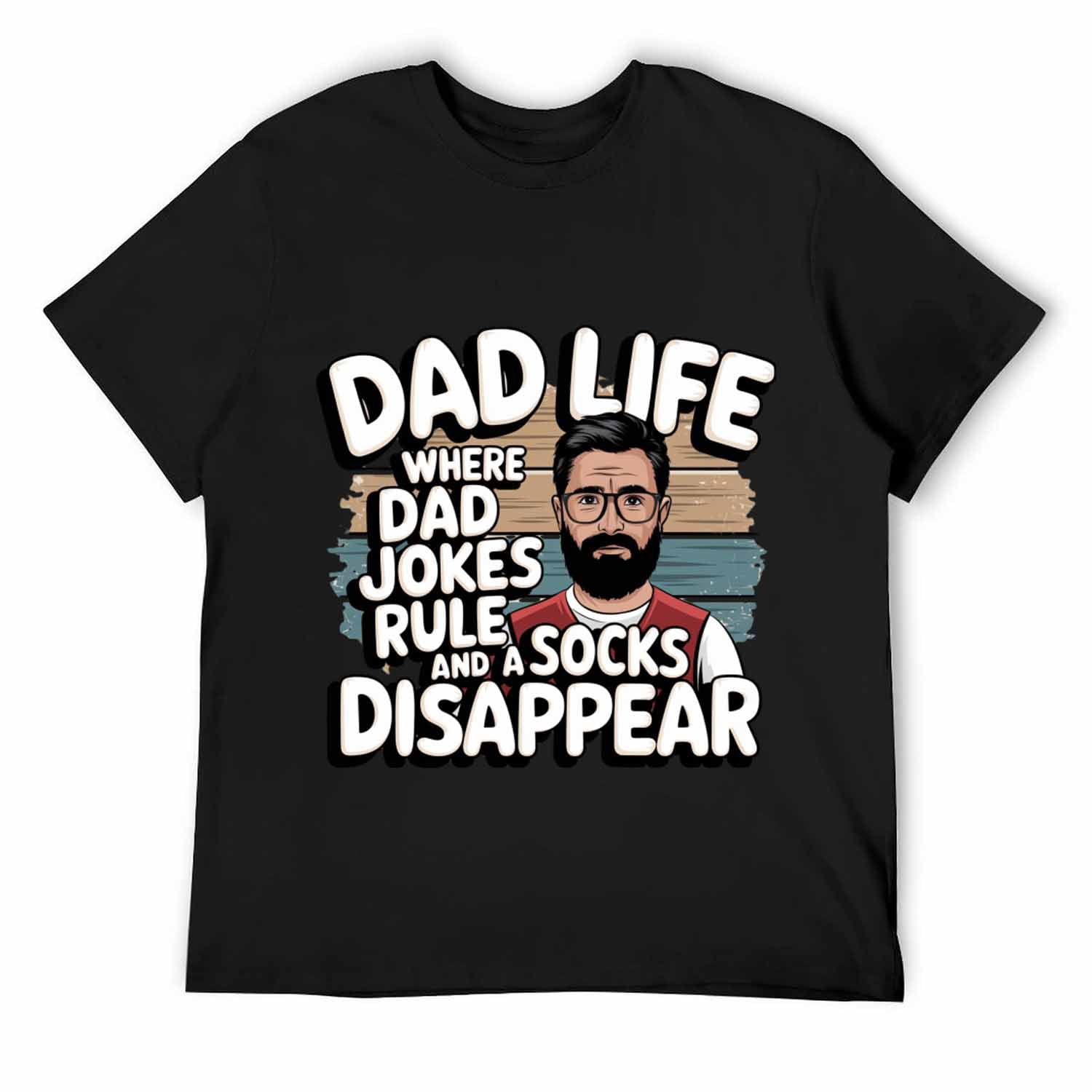 Dad Life Where Dad Jokes Rule and Socks Disappeartshirt design dog Birthday Scorpio Woman Zodiac ...