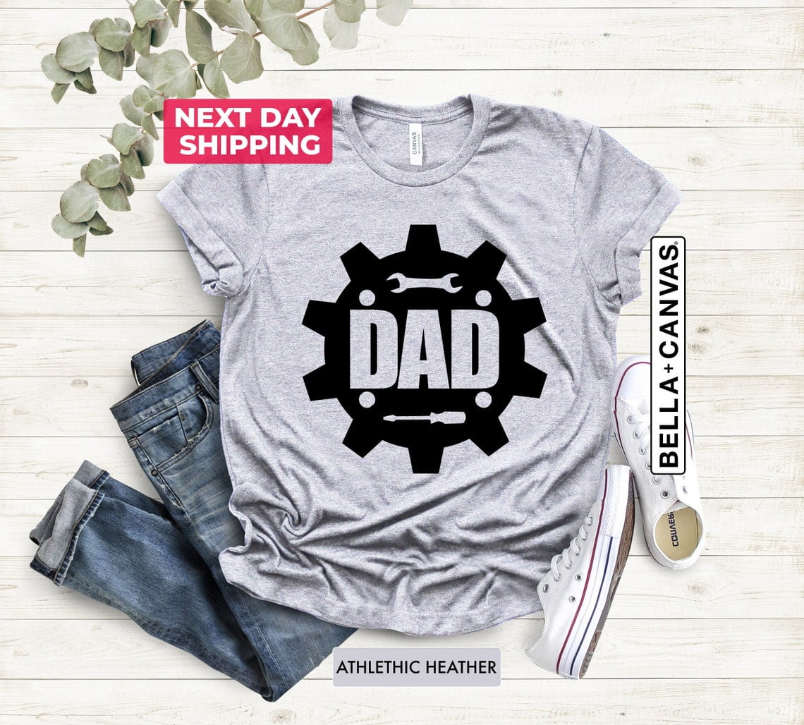 Dad Mechanic Shirt, Father's Day Mechanic Gift, Handyman Dad Shirt For ...