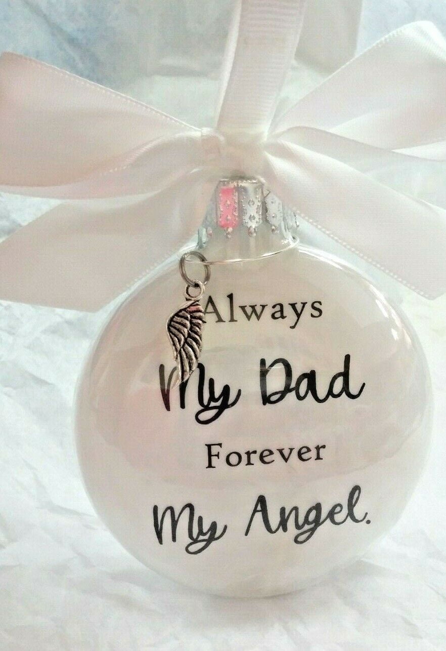 Dad Memorial Ornament Sympathy Gift in Memory of Father Keepsake ...
