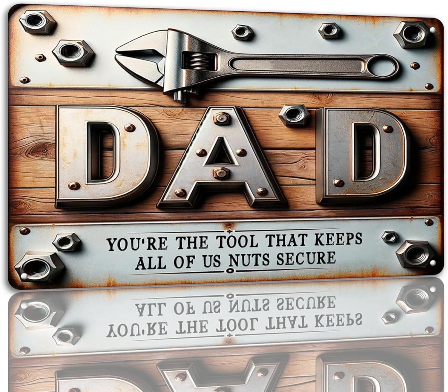 Dad Metal Sign Father's Day Tin Sign You're The Tool That Keeps All Of ...