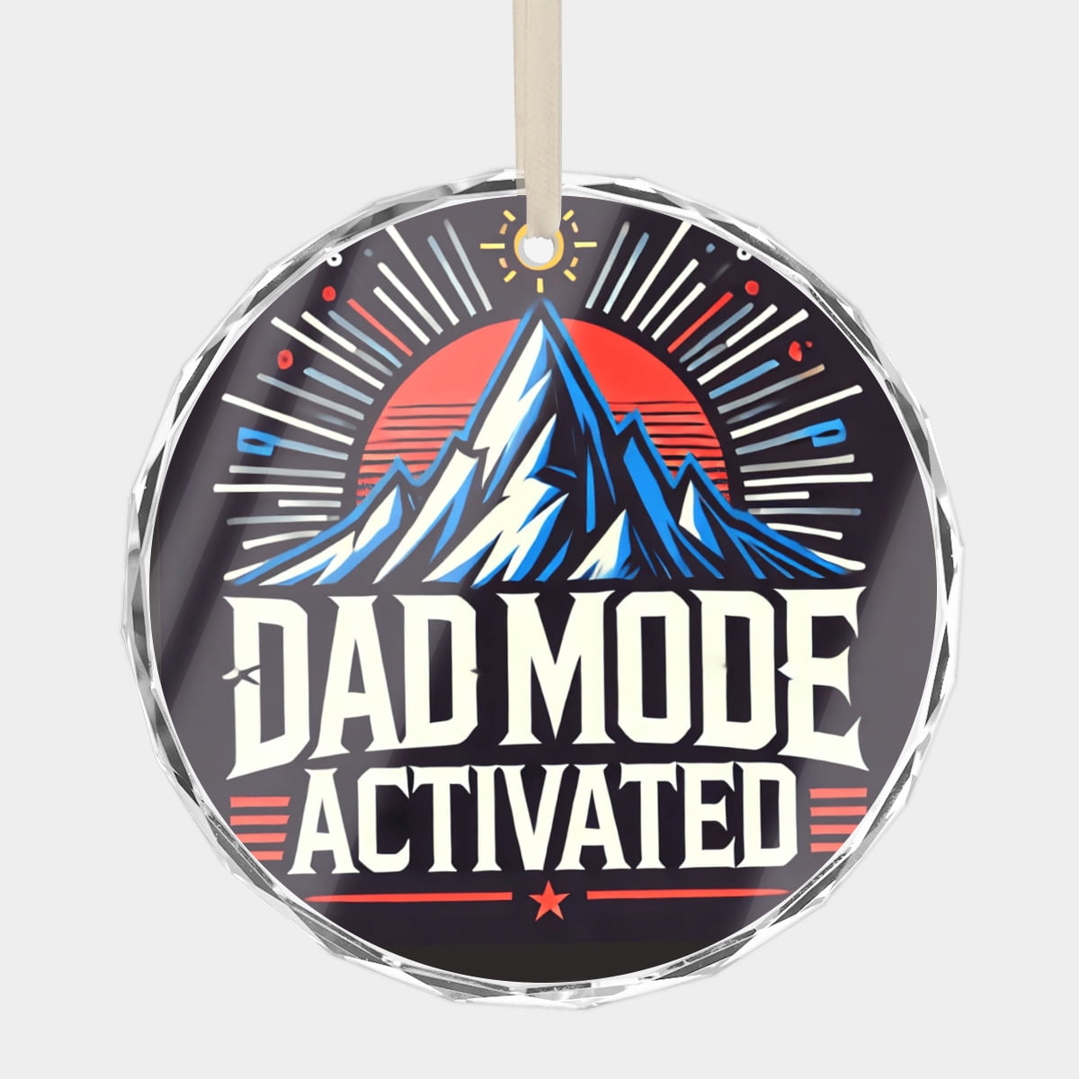 Dad Mode Activated Quote Expression for Dad, Daddy, Father 3" Crystal ...