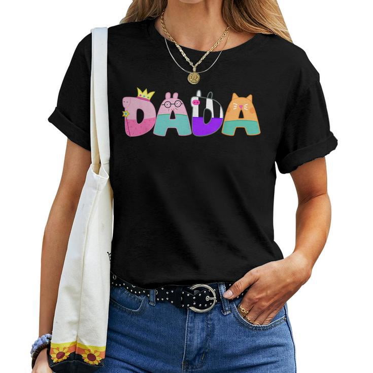 Dad and Mom Dada Birthday Girl Pig Family Party Decorations T-Shirt ...