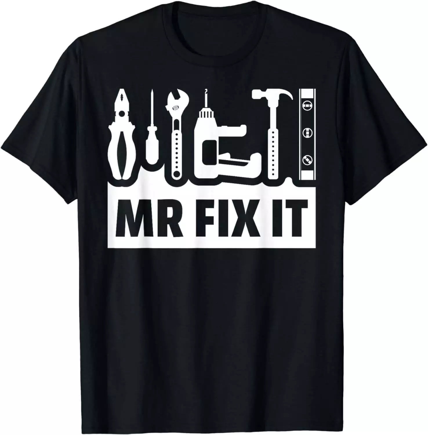 Dad Mr Fix It Funny Fathers Day For Father Of A Son Daddy T-Shirt ...
