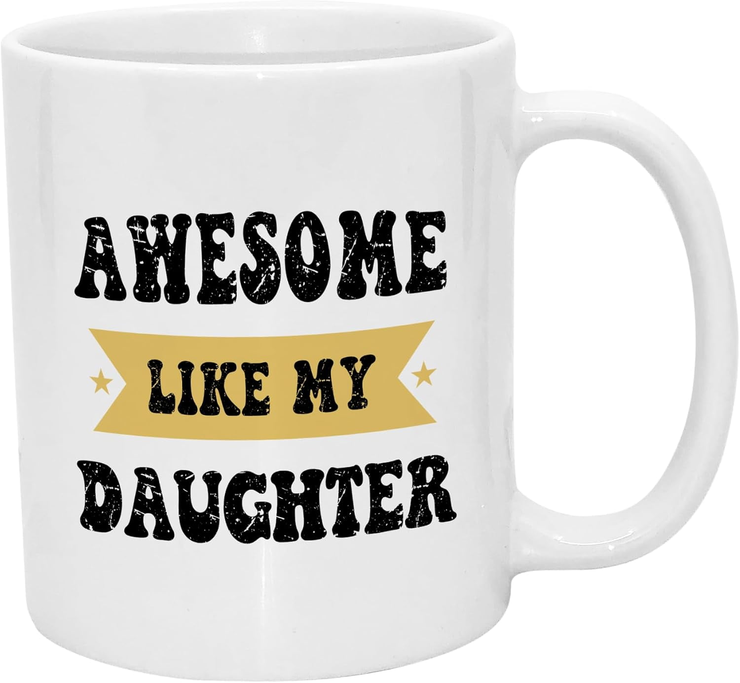 Dad Mugs From Daughter. Fathers Day Drinking Cup From Female Child ...