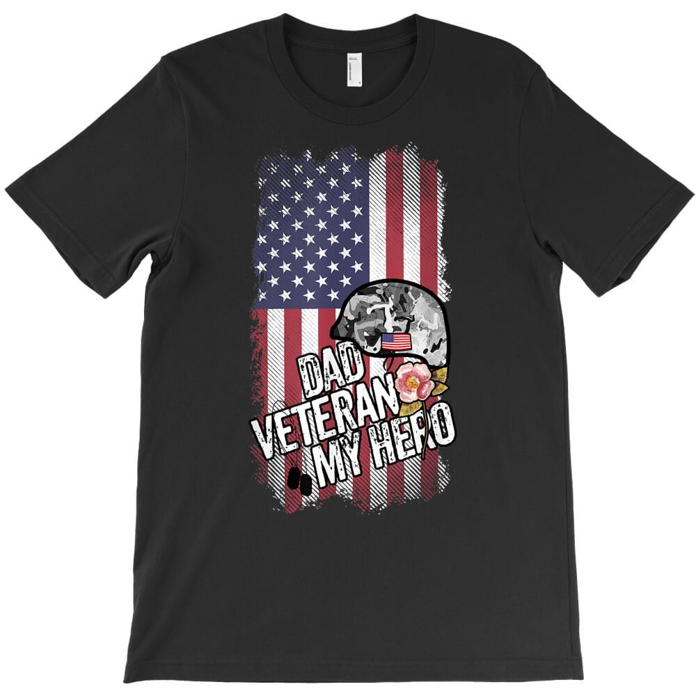Dad My Hero Army Veteran Proud Daughter Son Themed Funny and Cool ...