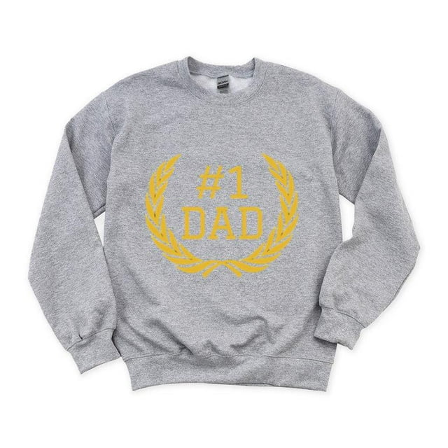 Dad Number One Best Dad Ever Worlds Best Father Graphic Sweatshirt For Men And Women Up To Size