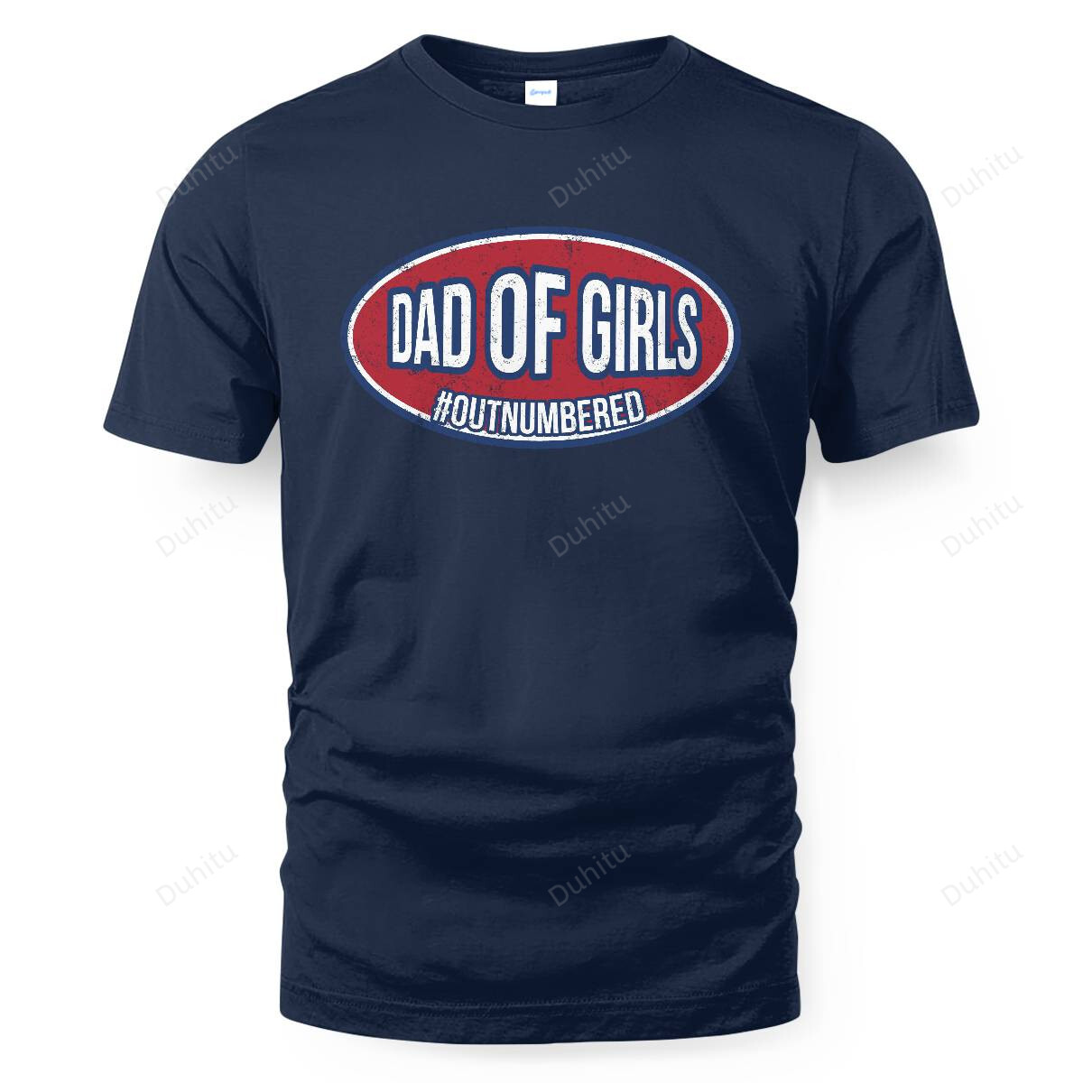 Dad Of Girls Outnumbered Girl Dad Funny Father'S Day Daddy - Walmart.com