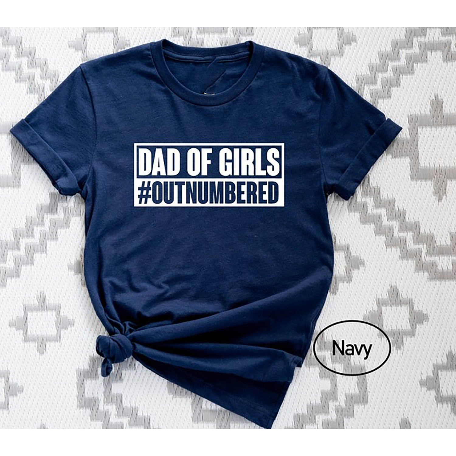 Dad Of Girls Shirt, Dad of Girls #Outnumbered Tshirt, Daddy of Girls ...