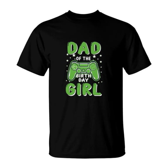 Dad Of The Birthday Girl Matching Video Game Machine TShirt - Walmart.com