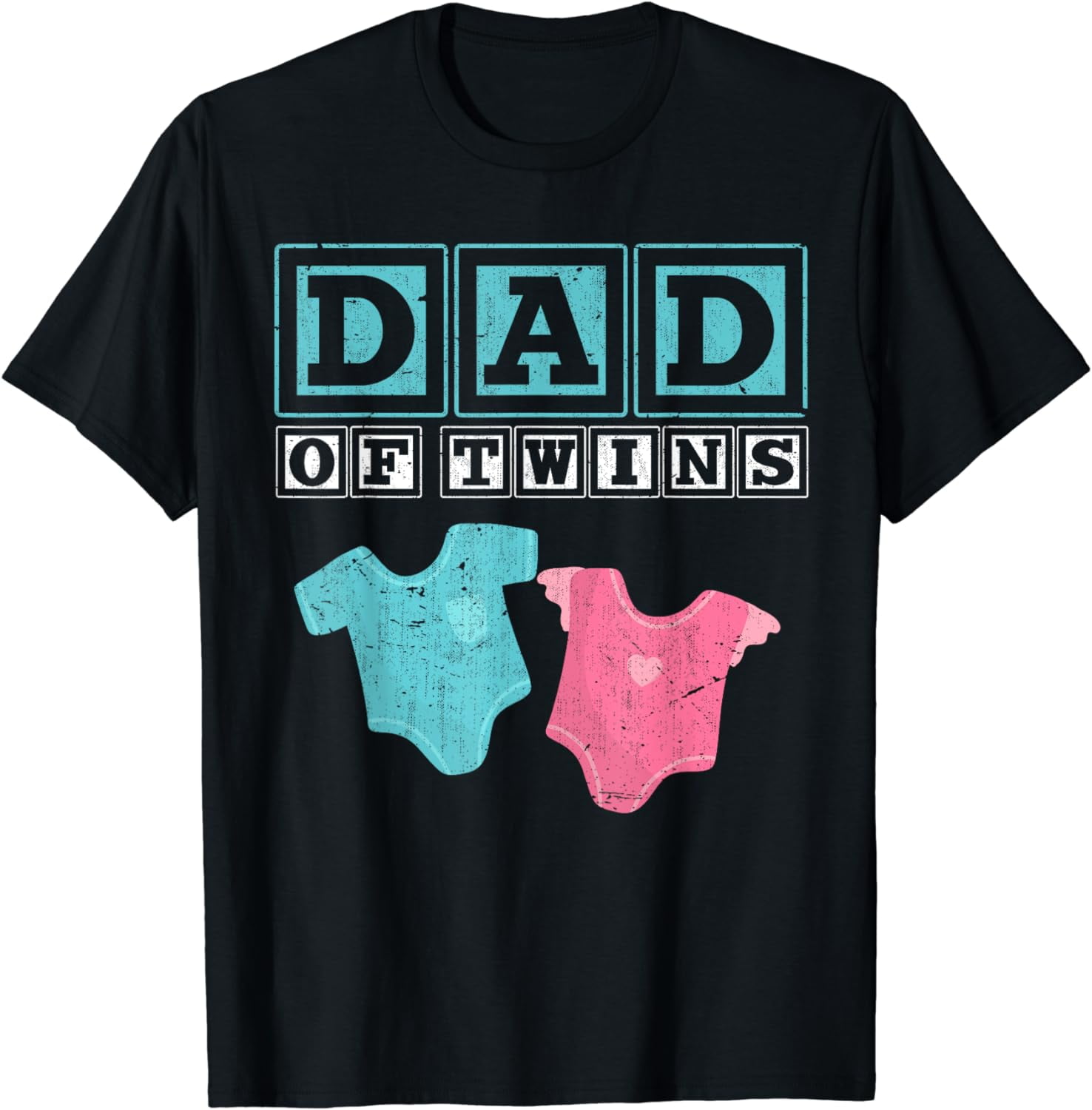 Dad Of Twins Family Daddy Fathers Day Future Parents T-Shirt - Walmart.com