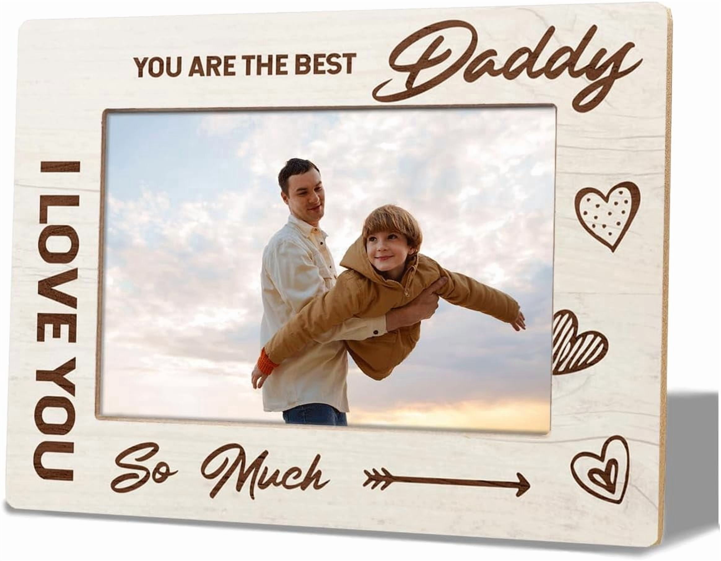Dad Pictures Frame, Me and Mummy Love Daddy Picture Frames, Father ...