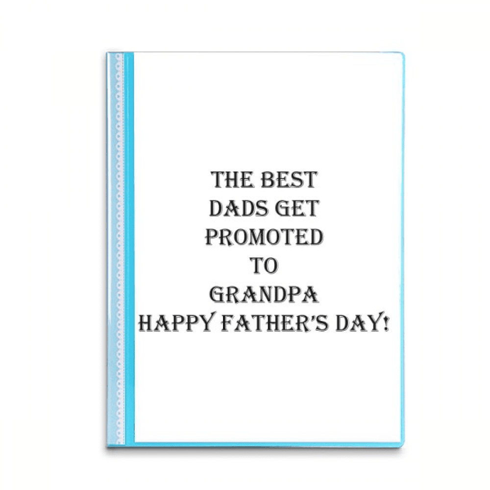 Dad Promoted to Grandpa Father's Festival Book Sheet Protectors ...