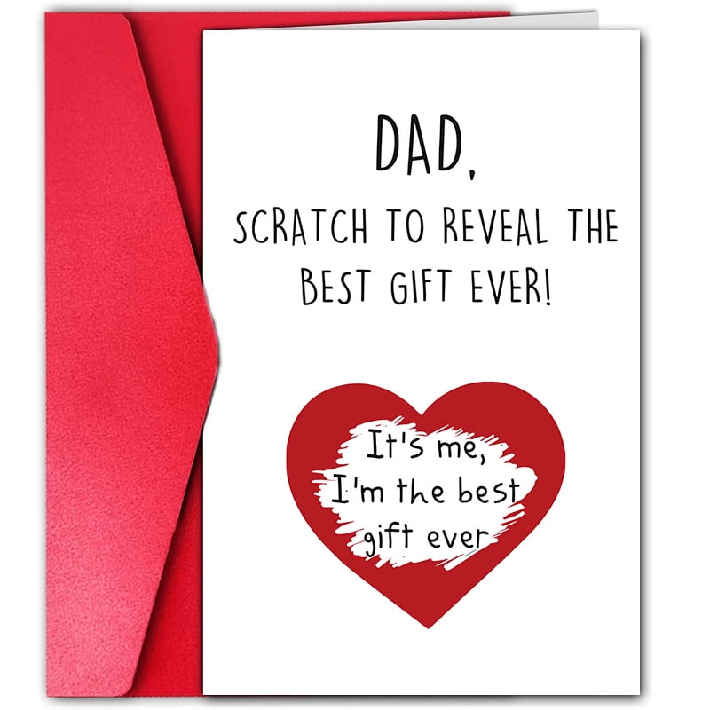 Dad Scratch-Off Card – Reveal the Best Gift Ever! – Fun Father’s Day ...