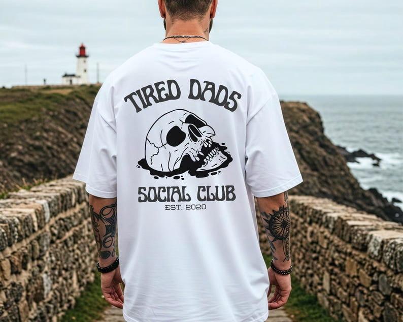Dad Shirt Alternative Birthday Gift For Dad Custom Tired Dad Social ...