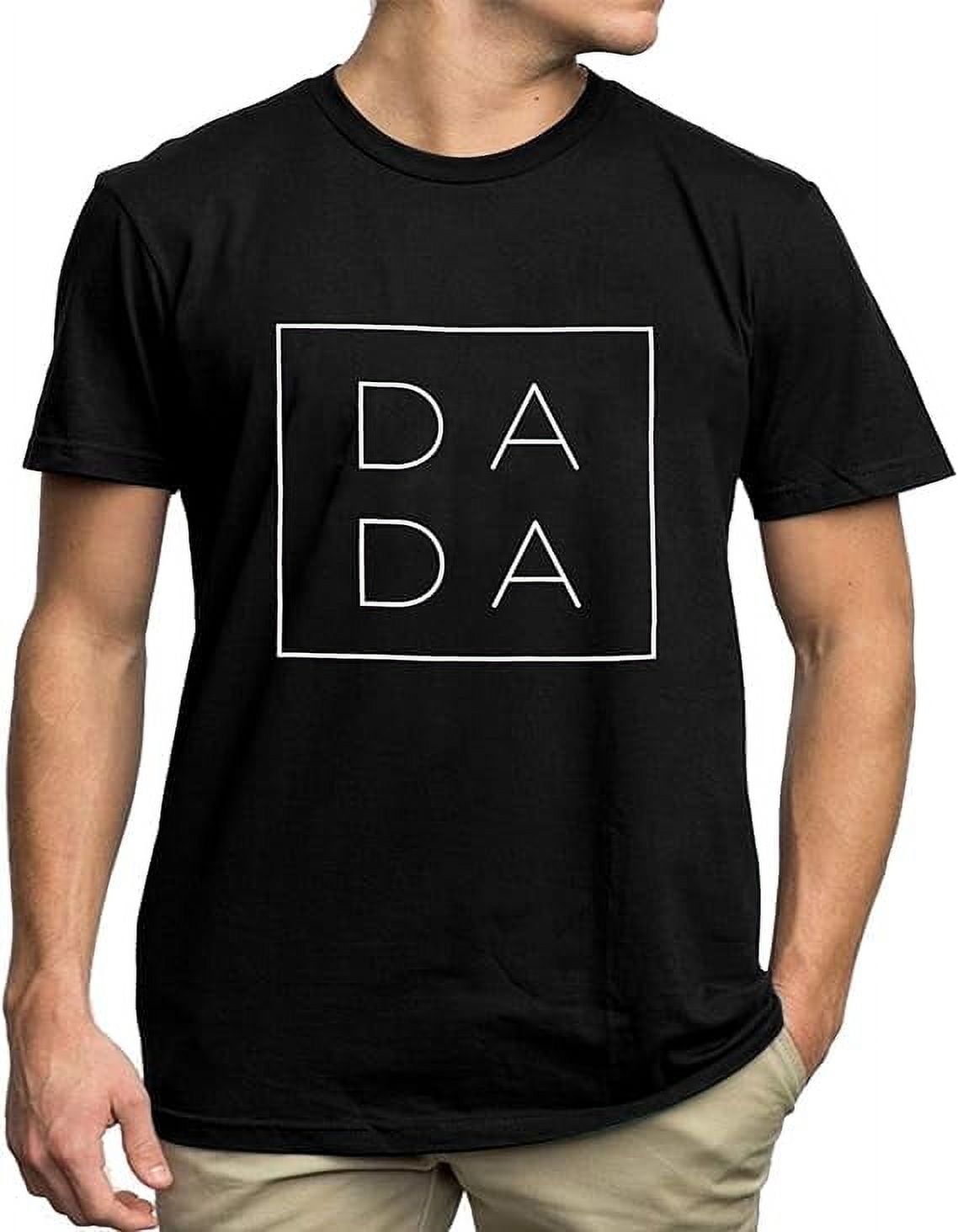 Dad Shirts for Men Funny DADA Letter Print Graphic Tshirts Father Daddy ...