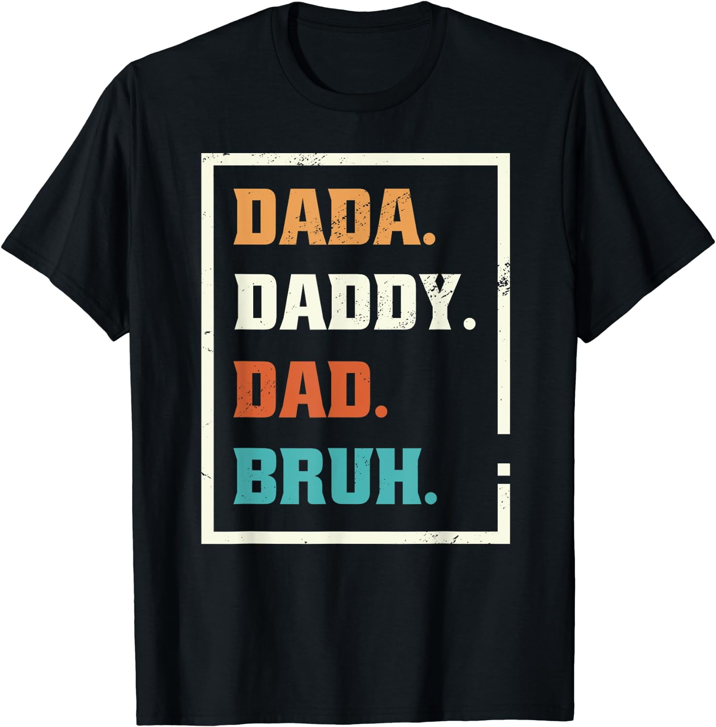 Dad Shirts for Men Funny, Evolution of Dada Dad Daddy T-Shirt - Walmart.com