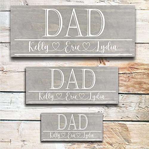 Dad Sign | Great Father's Day Gift! | Personalized Dad Gift | Dad Gift ...