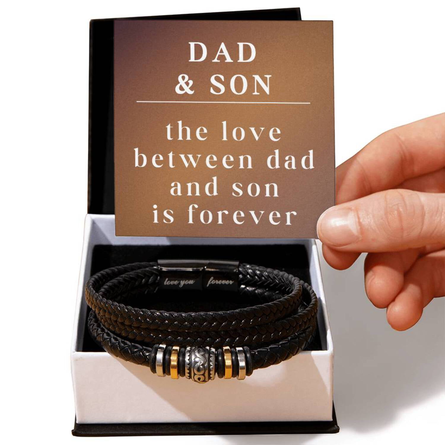 Dad Son Bracelet Dad Bracelet from Son Son Christmas Gift from Dad ...