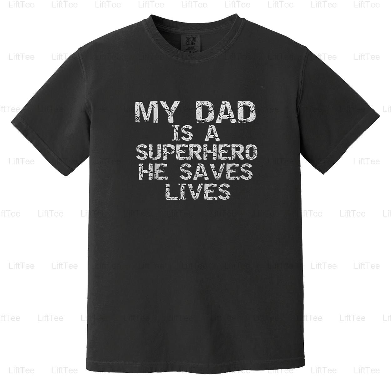 Dad Superhero Saves Lives Police Father Law Enforcement Community Hero ...