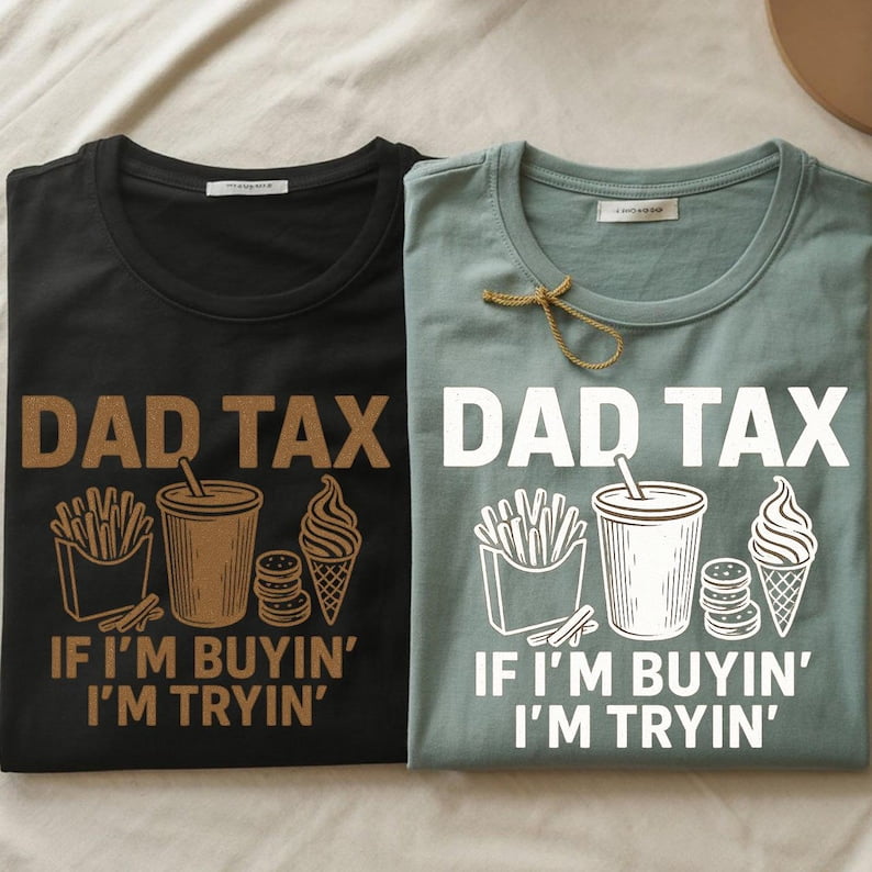 Dad Tax If I'm Buyin I'm Tryin Png Bundle, Dad Tax Food Png, Funny Dad ...